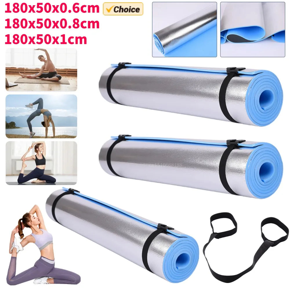 6/8/10MM Thick Yoga Mat Anti-skid Sports Fitness Mat EVA Comfort Foam ...